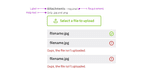 Form File uploader – Mozaic Design System