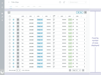 DataTable – Mozaic Design System